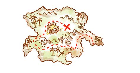 Mapa Do Tesouro X Clipart
