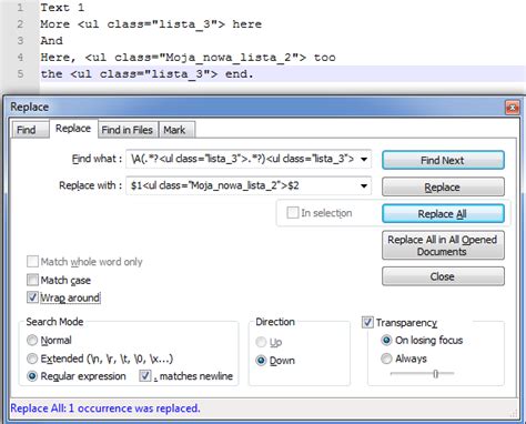 Notepad Regex Match The First Search Result Or The Second Search Result Stack Overflow