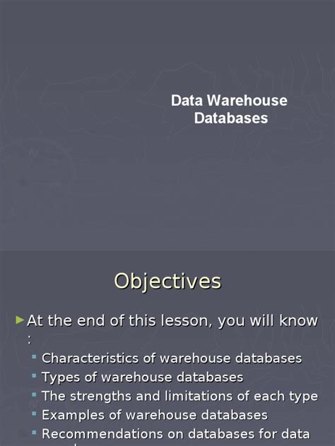 data warehouse databases pdf data warehouse databases