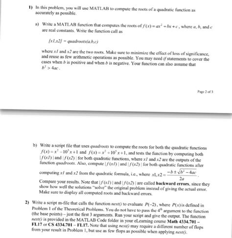 Solved Use Matlab Codes To Answer The Following Questions