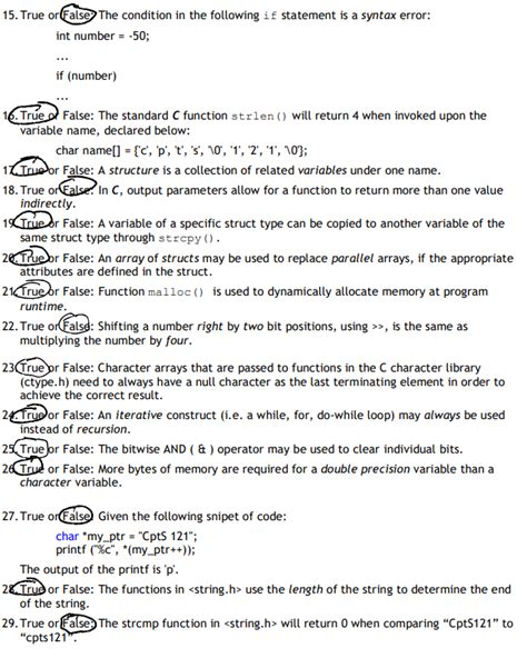 Solved True Or False The Condition In The Following If Chegg