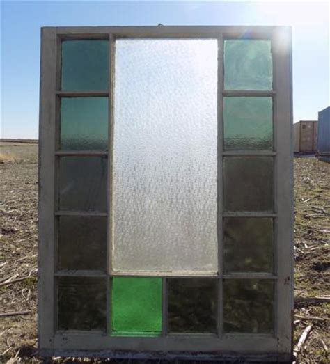 Antique Stained Glass Rectangular Church Window Architectural Art Glass A3 Etsy