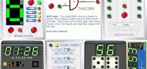 Decade Digital Counter Module LED And LCD Electronics Circuits