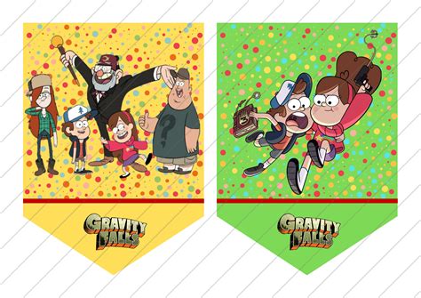 Gravity Falls Banner Flag Digital Download Gravity Falls Etsy