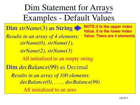Ppt Arrays 1 Powerpoint Presentation Free Download Id1711548
