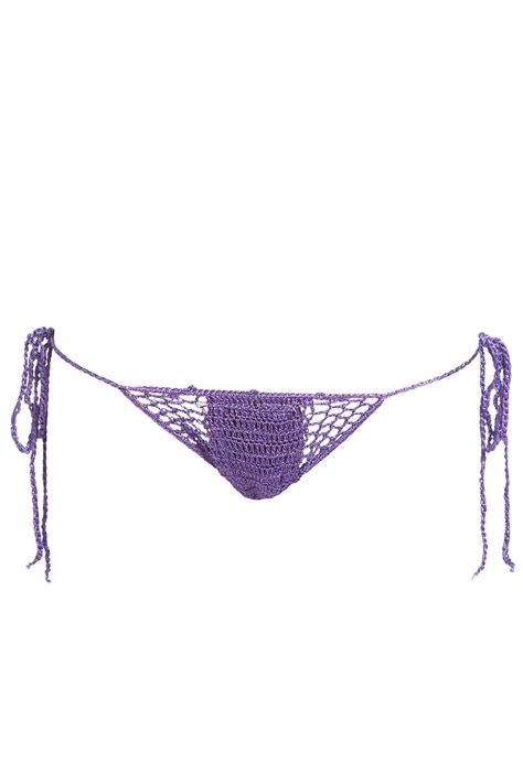 Itsy Bitsy Crochet Micro Bikini Bottom Swimwear Beauty And The Beach