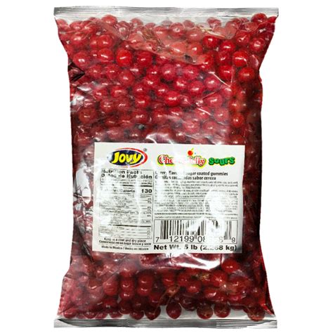 Cherry Jelly Sour 5 Lb Jovy Candy