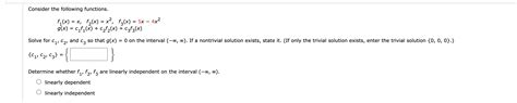 solved consider the following functions f x x f x