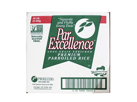 Cube Par Excellence Parboiled Rice 50lbs Sun Fat Trading Company