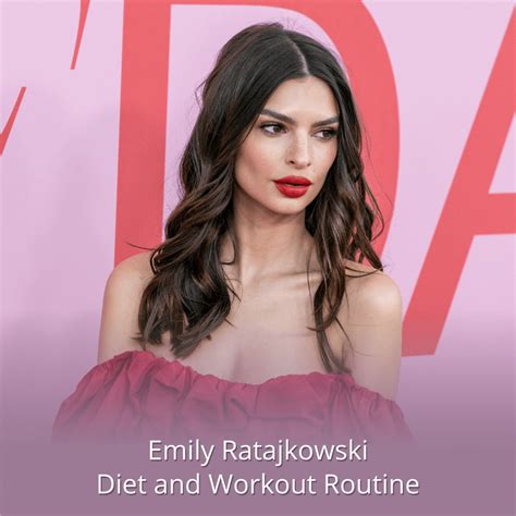 Emily Ratajkowski Diet And Workout Routine Rachael Attard