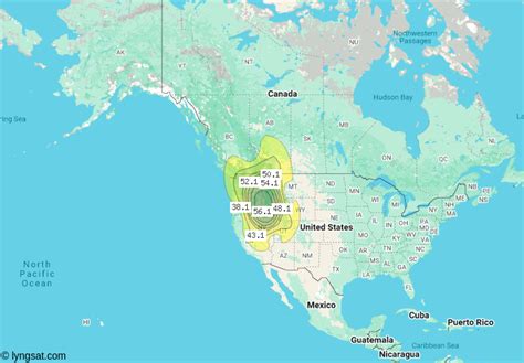Echostar 10 At 110 0°w Lyngsat Maps