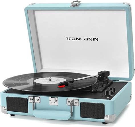 Tocadiscos De Maleta Bluetooth Con Altavoces Integrados Control De