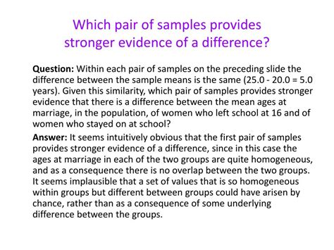 Ppt Rethinking The Difference Between Two Sample Means An Example Powerpoint Presentation