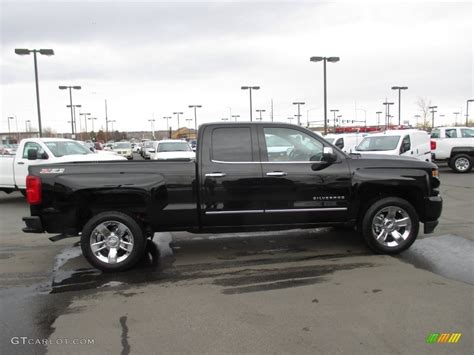 2016 Black Chevrolet Silverado 1500 Ltz Z71 Double Cab 4x4 110495255
