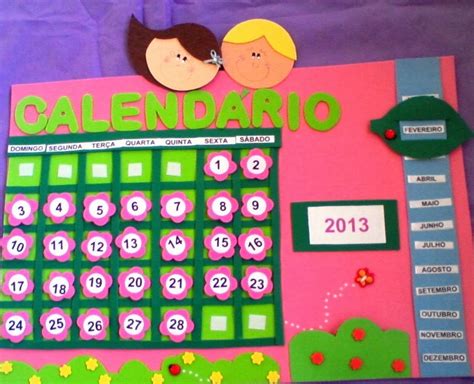 Calendarios Con Goma Eva