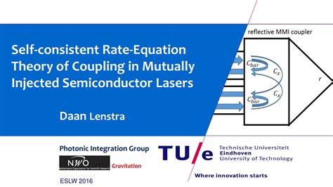 Ppt Self Consistent Rate Equation Theory Of Coupling In Mutually Injected Semiconductor Lasers