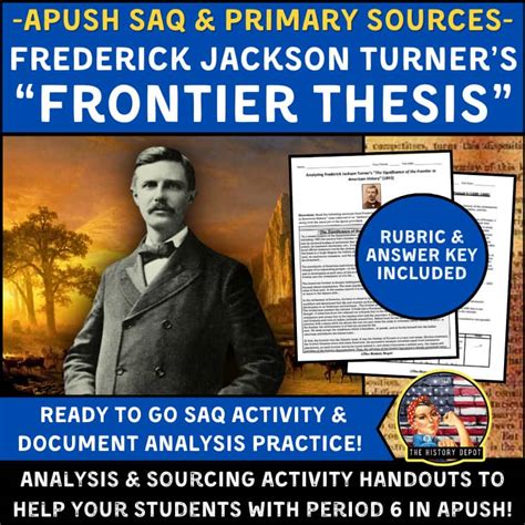 Apush Turners Frontier Thesis Document Analysis And Saq Ap Us History