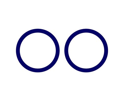 Circle Shape Outline Green Stroke Symbol Vector Image