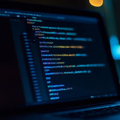 A Closeup Of A Laptop With Lines Of Javascript Code Visible On The