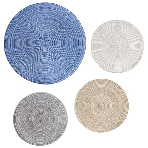 북유럽 라운드 테이블 플레이스매트 미끄럼 방지 음료 컵 코스터 손으로 짠 방수 식탁 매트 주방 액세서리매트 And 패드 Aliexpress