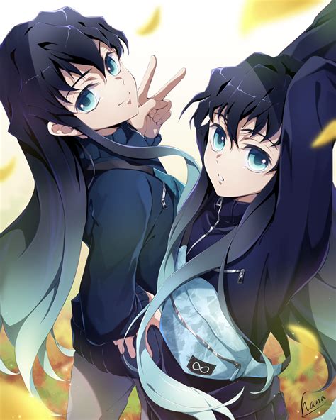 Tokitou Muichirou And Tokitou Yuichirou Kimetsu No Yaiba Drawn By