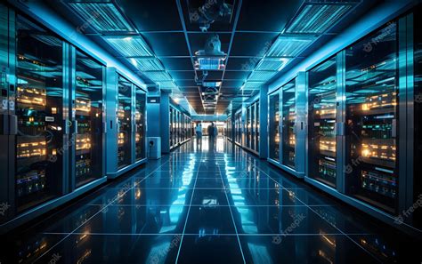 Premium Photo Server Room Data Center