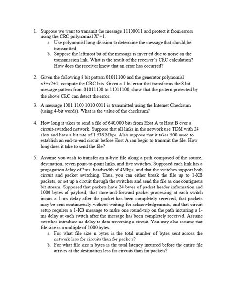 Tut6 Pdf Network Packet Computer Network