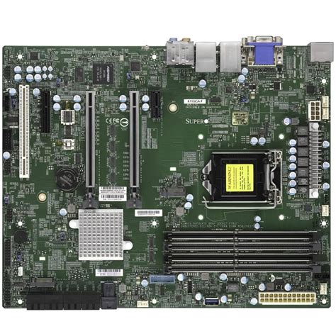Supermicro Motherboard Motherboard X11sca F B Core I3 Socket 1151 C246