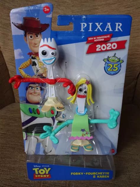 Mattel Disney Pixar 25th Anniversary Toy Story Forky Karen Gnj67 2020