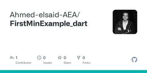 github ahmed elsaid aea firstminexample dart