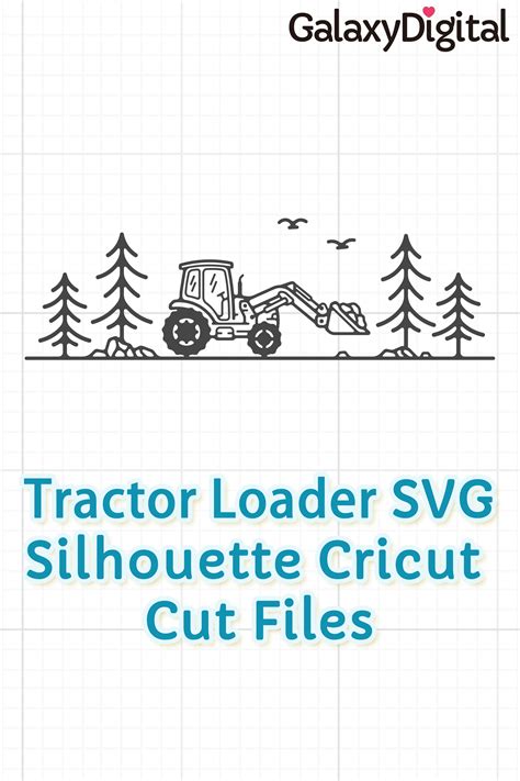 Tractor Loader Scene Svg Tractor Loader Svg