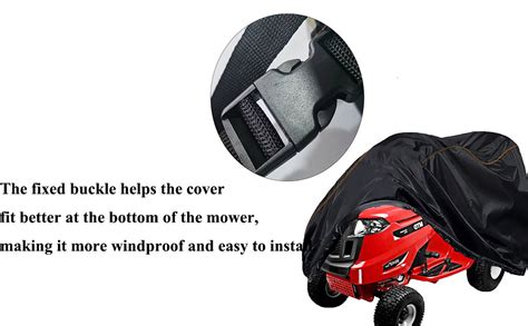 Small Riding Lawn Mower Cover Storage Waterproof Compatible With Up To 35 Inch