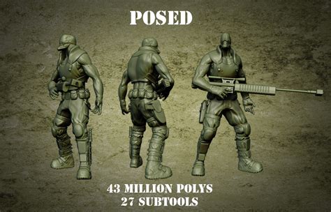 Mutant Sniper Zbrushcentral