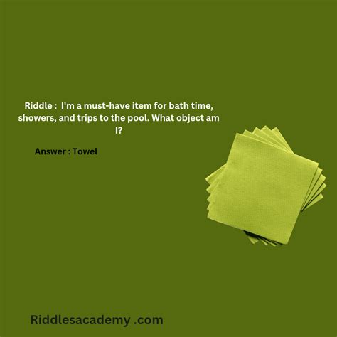 124 Soaked And Silly Towel Riddles For A Splash Of Fun