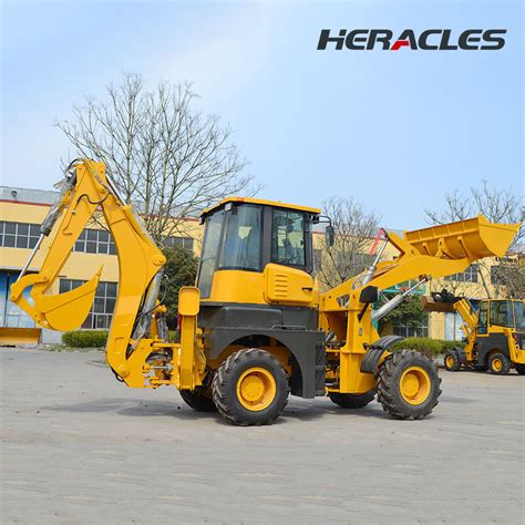 Manufacturer Articulated Hydraulic 4 In 1 Bucket Backhoe Loader For
