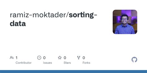 Github Ramiz Moktadersorting Data