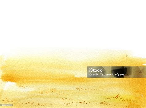 노란색과 베이지 색 질감의 모래 수채화 손으로 그린 해변 모래 돌 해안 석호 섬 배경 여름 및 여행 개념 해변 블로그 및 상점 장식에 대 한 서식 파일 갈색에 대한 스톡