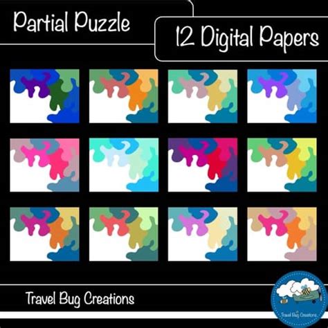 Partial Puzzle Digital Puzzle By Travel Bug Creations Tpt