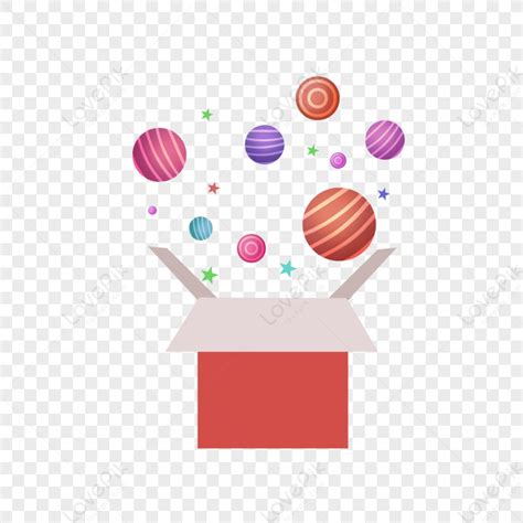 서프라이즈 박스 Png 일러스트 무료 다운로드 Lovepik