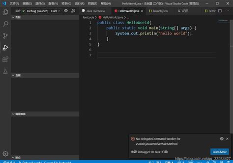 Vscode配置基于java Leetcode环境failed To Resolve Main Method Csdn博客