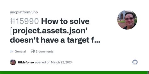 how to solve [project assets json doesn t have a target for net8 0