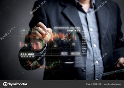 Marketer Analyzing Bar Graph Trading Market Traders Plotting Points