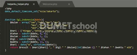 Cara Membuat Format Tanggal Di Dalam Helper Codeigniter Kursus