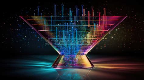 Filtering Data Funnel Stock Illustration Illustration Of Segmentation