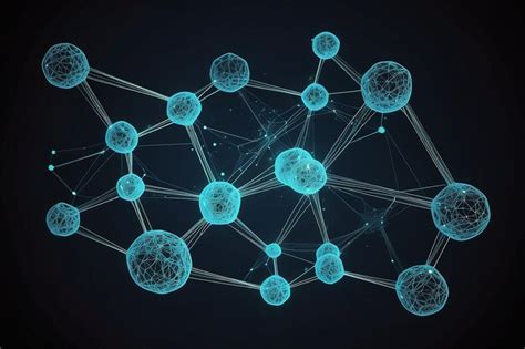 Premium Photo An Abstract Node Network Background Image