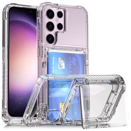 Olixar Clear Case With Card Slot For Samsung Galaxy S24 Ultra