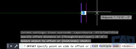 AutoCAD OFFSET Command