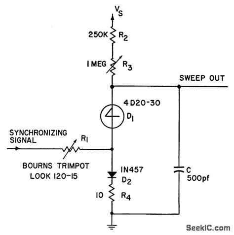 synchronous sweep signal processing circuit diagram