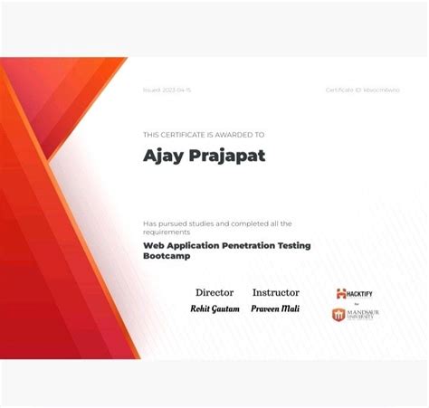 Ajay Prajapat On Linkedin Hacktify Cybersecurity