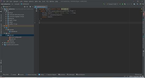 使用idea搭建webservice服务 idea开发webservice服务端 csdn博客